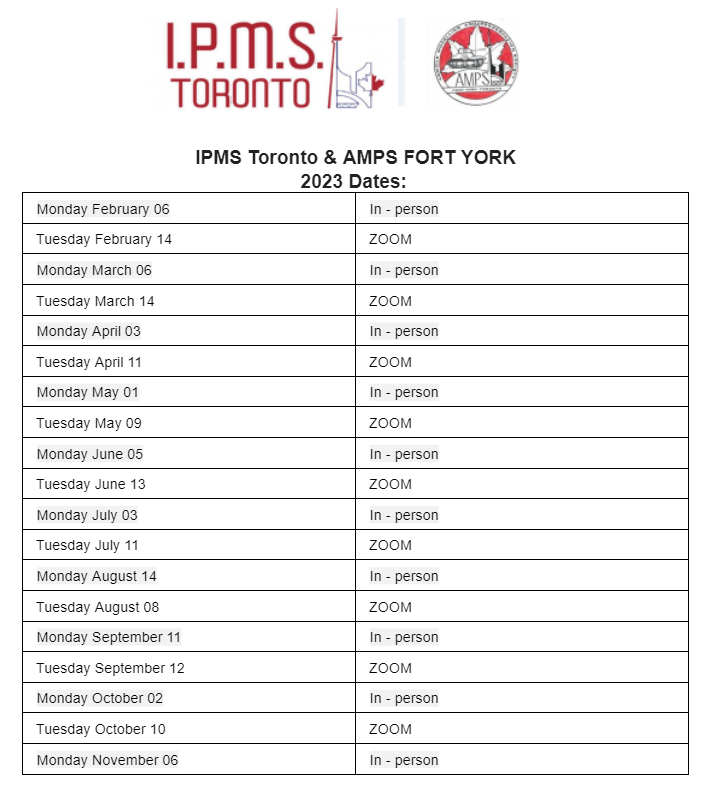 January | 2023 | IPMS Toronto